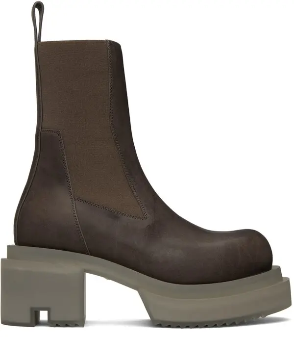 Buy Rick Owens Beatle Bogun Boots - 340 Dust/clear At 64